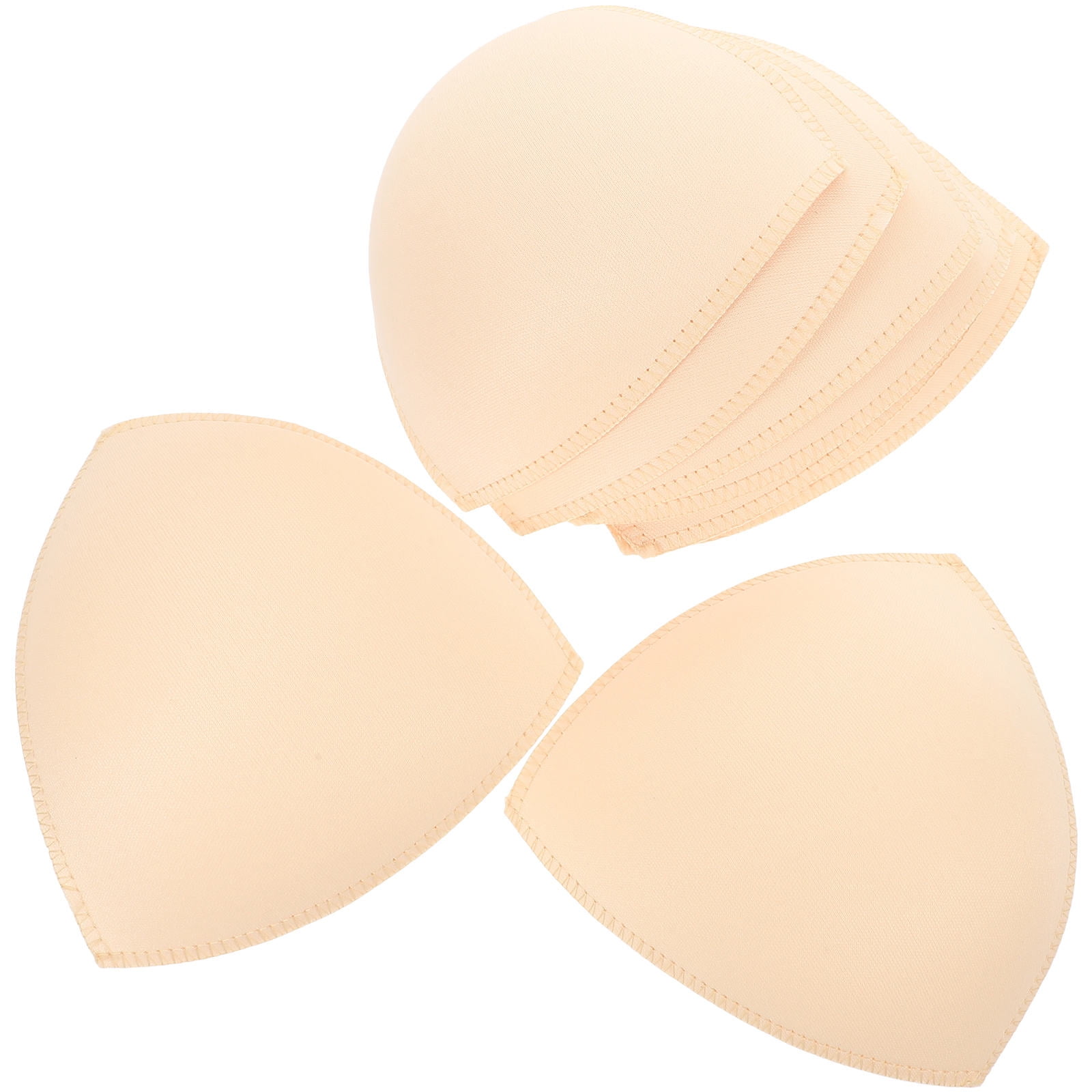 PAMINGONO Padded Inserts For Bras Sponge Bra Pads Light Yellow 4 Pairs ...