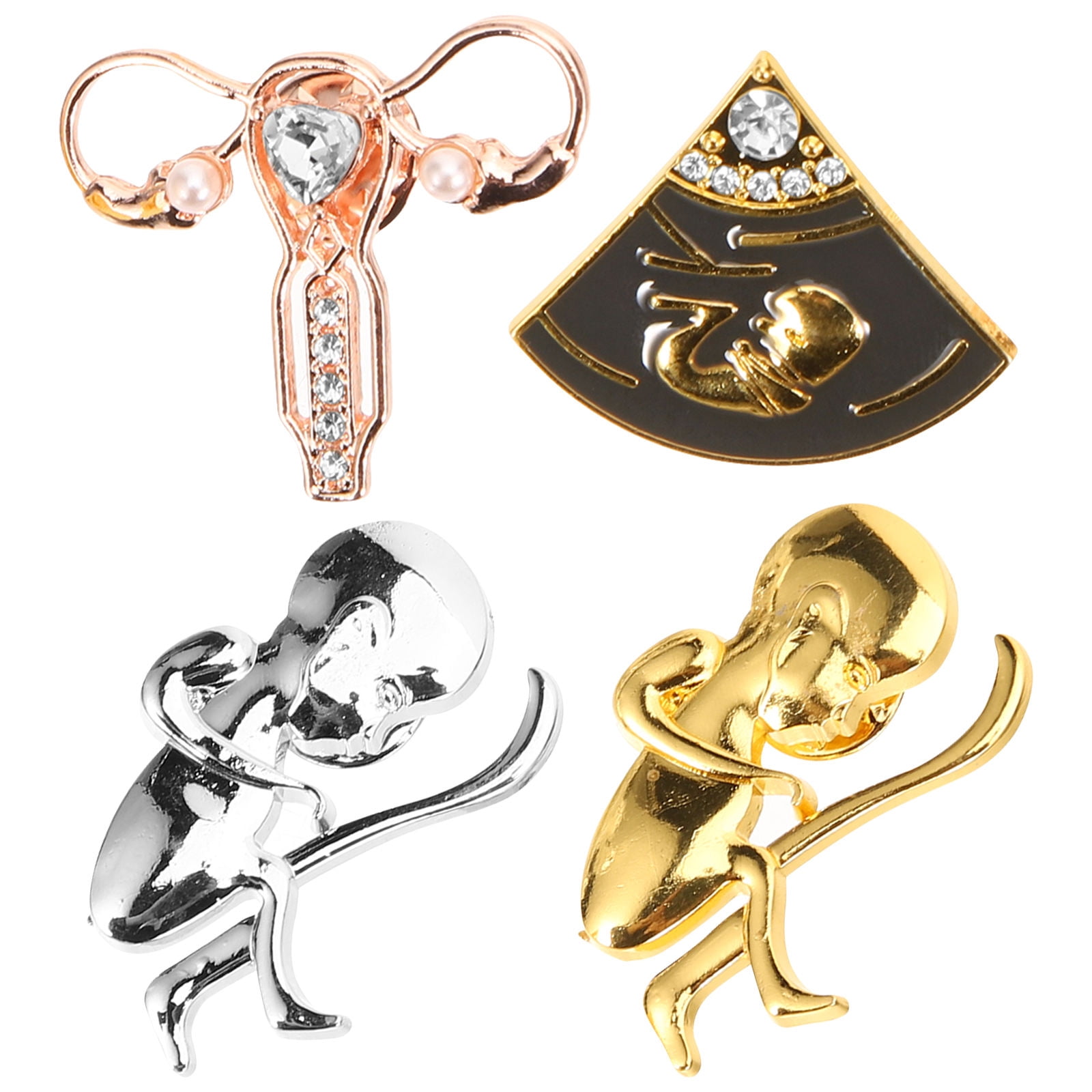 PAMINGONO 4Pcs Backpack Pin with Lapel Design for Clothing and Apparel ...