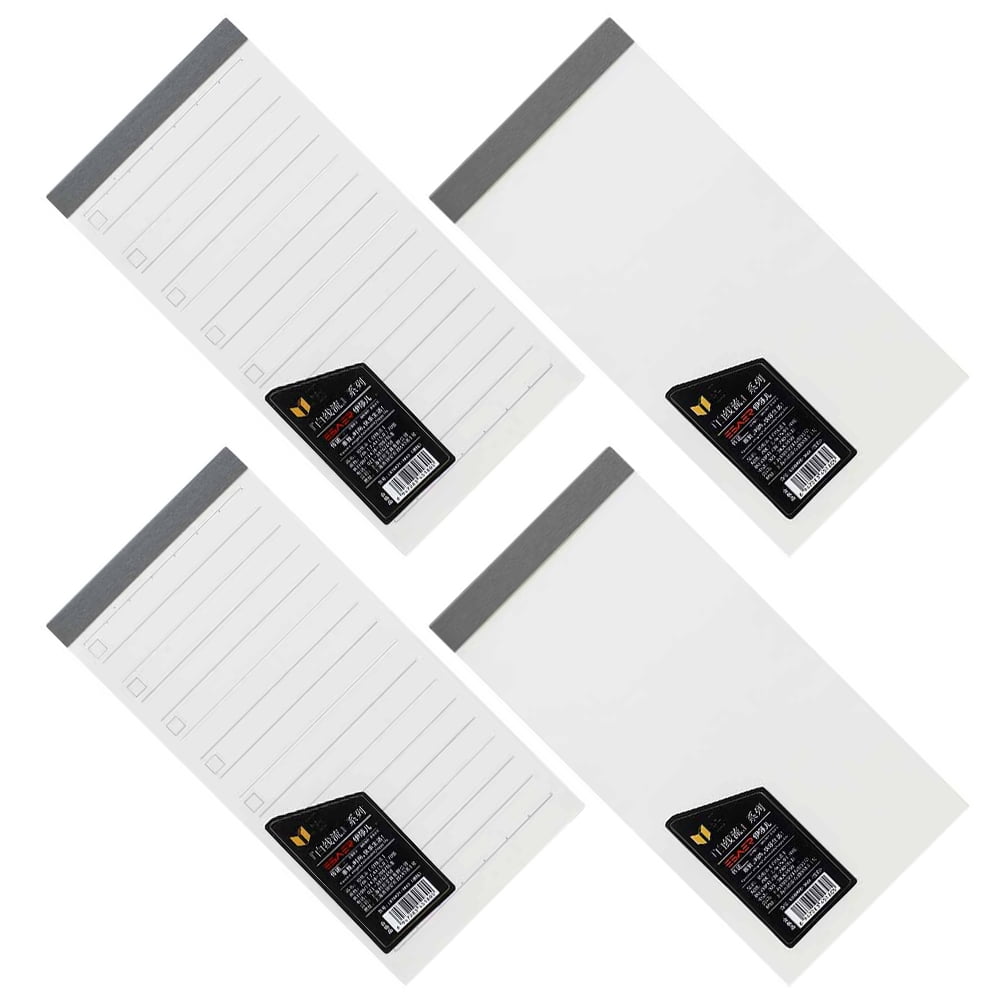 PAMINGONO Pocket Note Pad Stationery 4Pcs 5.9x2.9x0.2in - Walmart.com