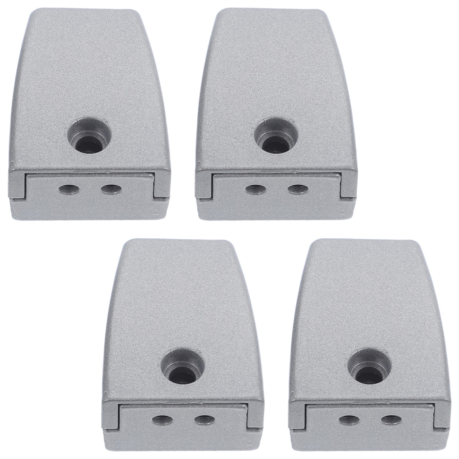 PAMINGONO 4Pcs Simple Design Silver Holders for Office Partitions ...