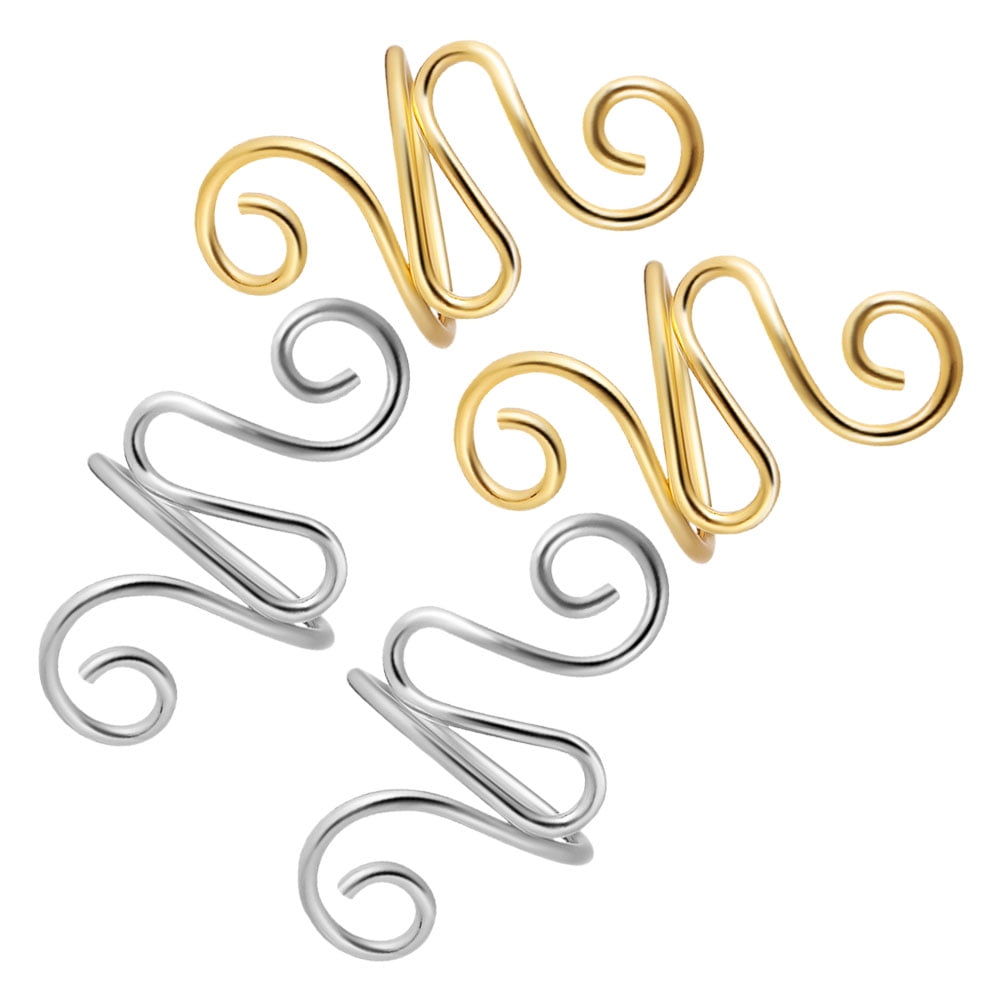 PAMINGONO 4Pcs Tension Rings Crochet Tension Tool Metal Yarn Guide For ...