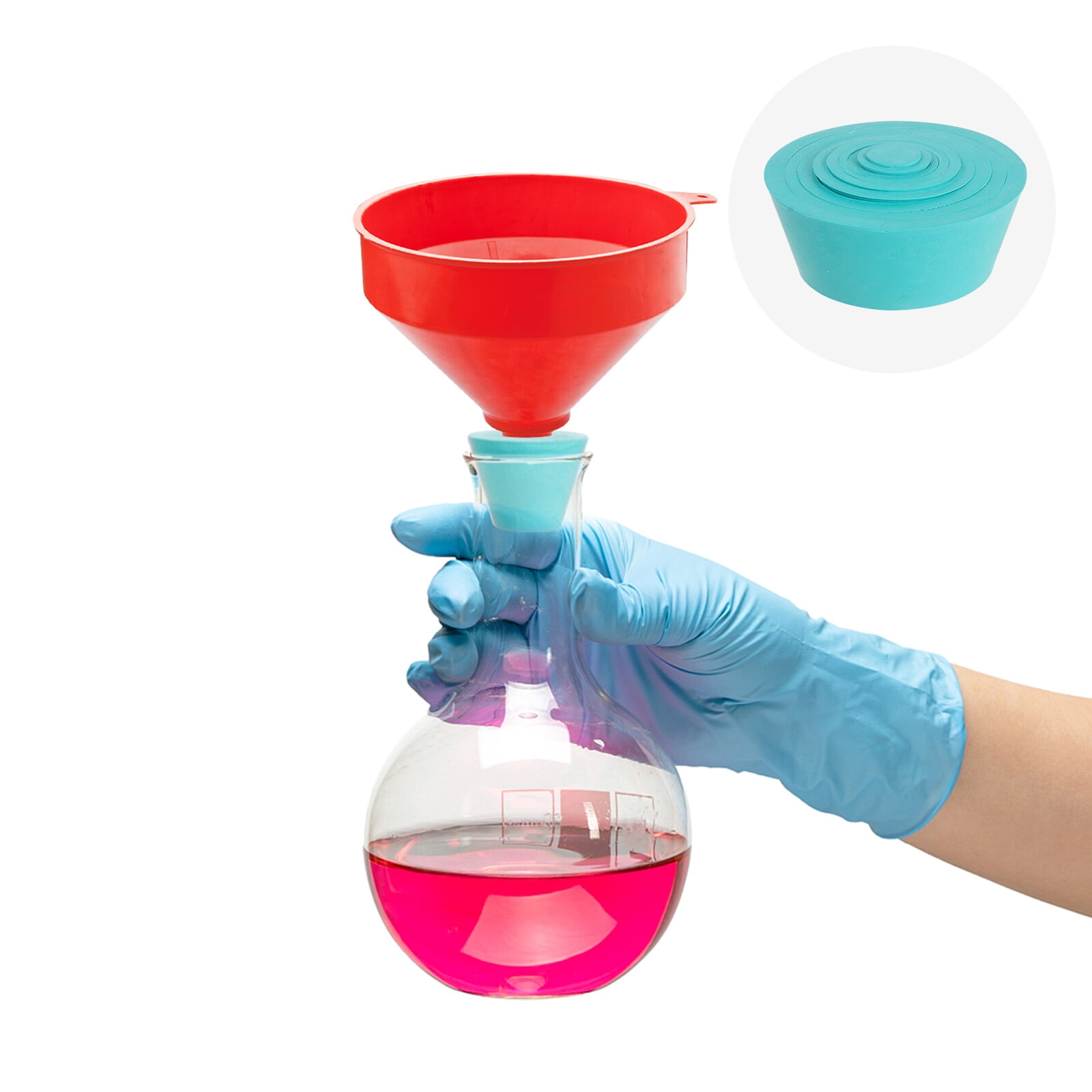 PAMINGONO 4Set Sieve With Handle Green Filtration Funnel Acid and ...