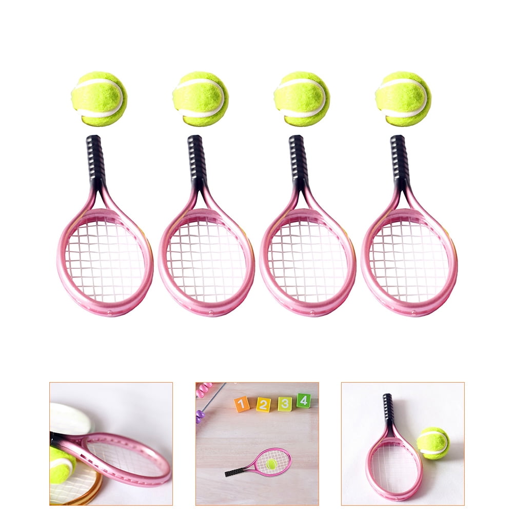 PAMINGONO Children Toy Tennis Racket 4 Sets 3.54X1.49X0.26in - Walmart.com