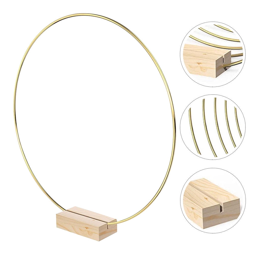 PAMINGONO 4Sets Metal Floral Hoop Round Diy Floral Wedding Table ...