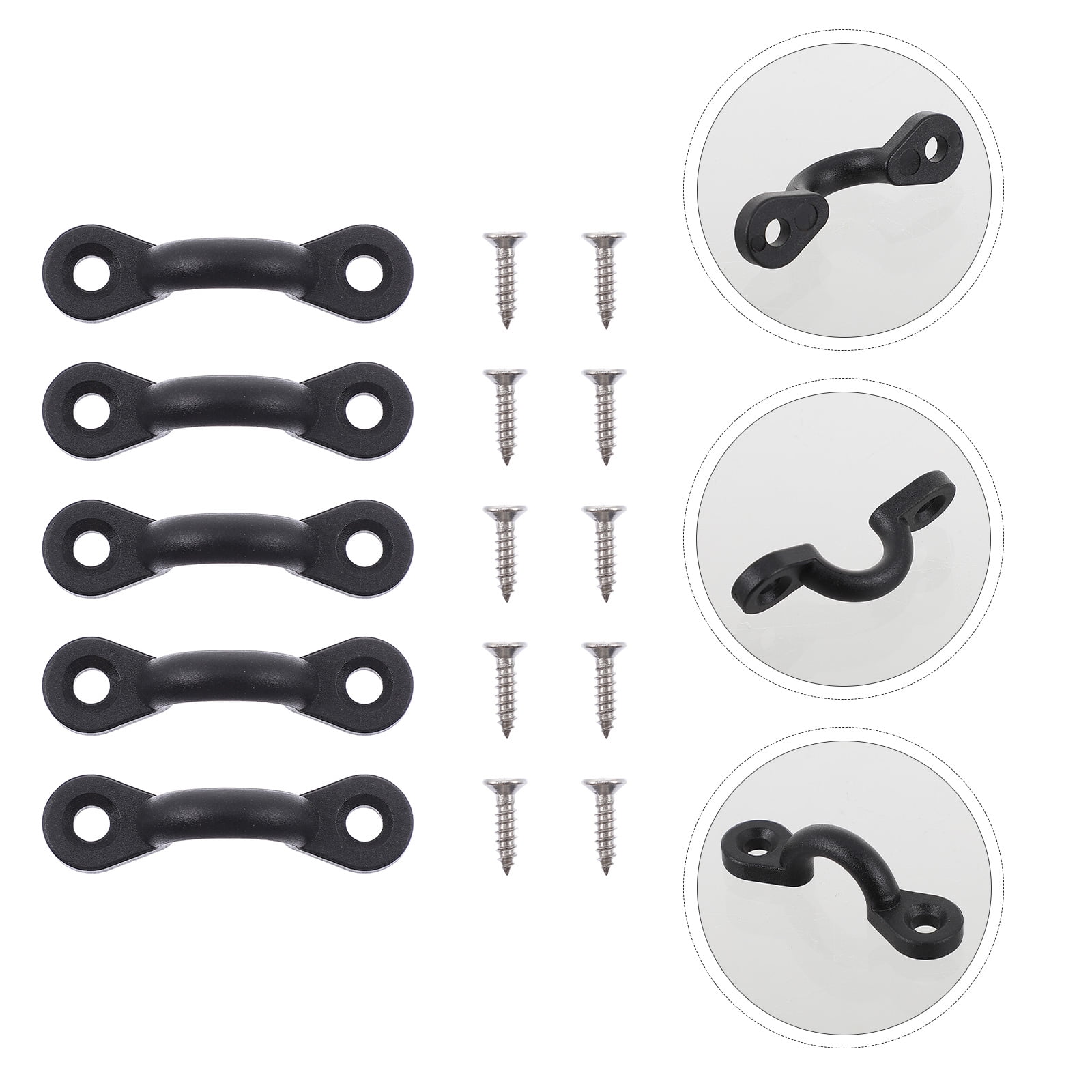 PAMINGONO Kayak Rope Buckle 5Sets Durable Nylon Canoe Pulling Buckle ...