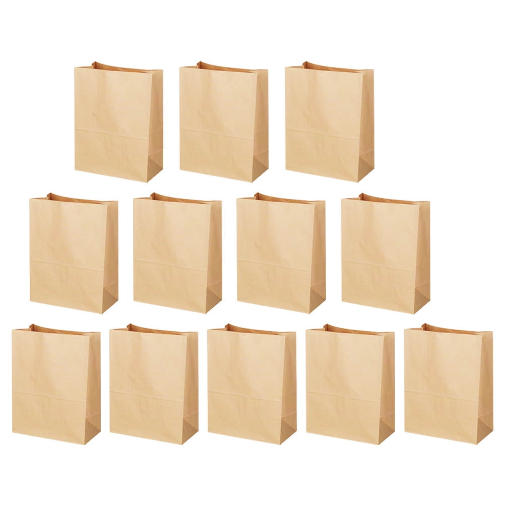 PAMINGONO 50 Pcs Set Khaki Paper Bags for Sourdough Bread Packaging Oil ...
