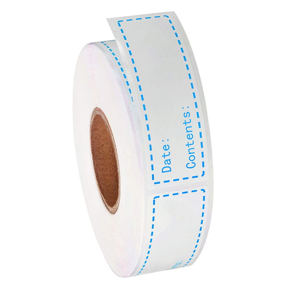 PAMINGONO 500Pcs Blue Removable Label For Food Storage And ...