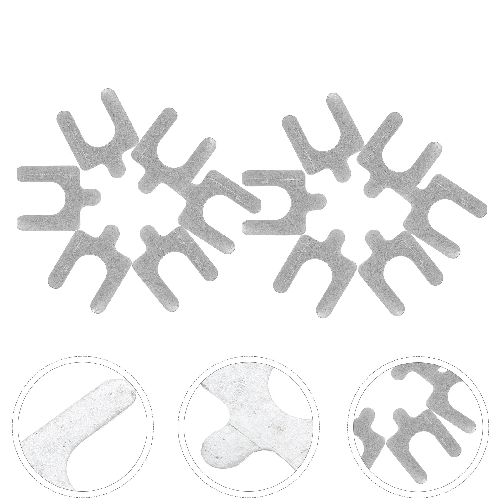 PAMINGONO 50Pcs U Shaped Steel Shims for Front End Alignment Tool ...
