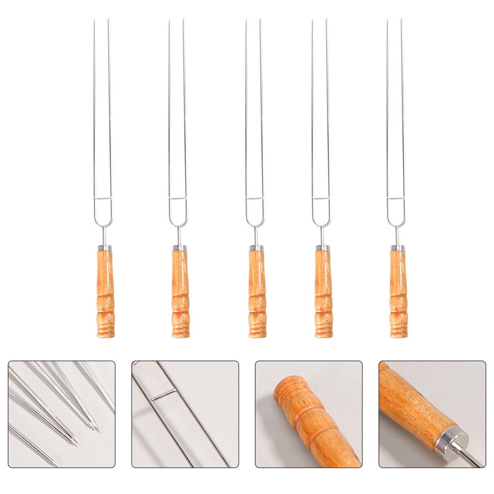 PAMINGONO 5Pack Bbq Forks U Shape For High Temperatures Outdoor ...