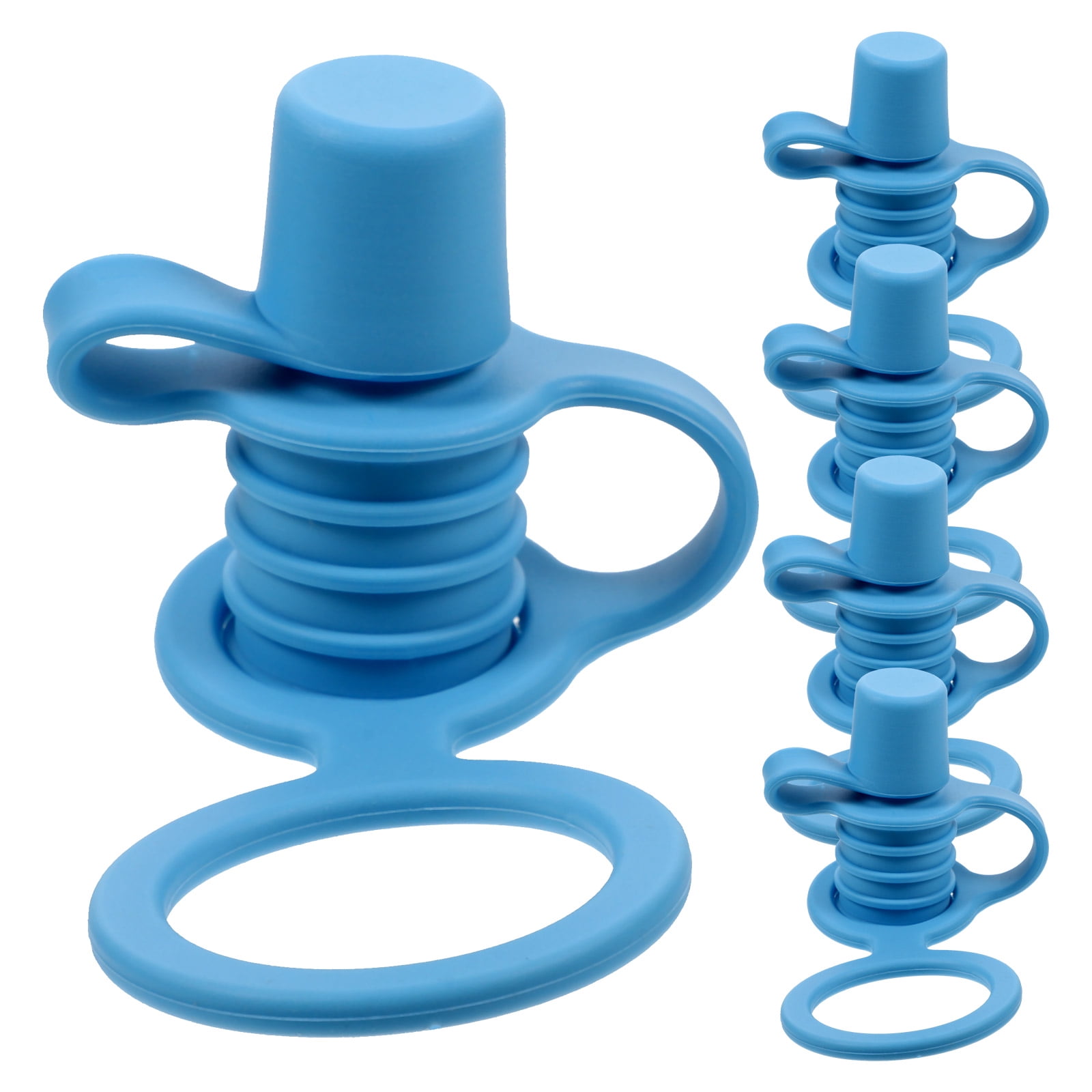 PAMINGONO 5Pack Water Bottle Adapter Lid Made of Silicone for Kids and ...