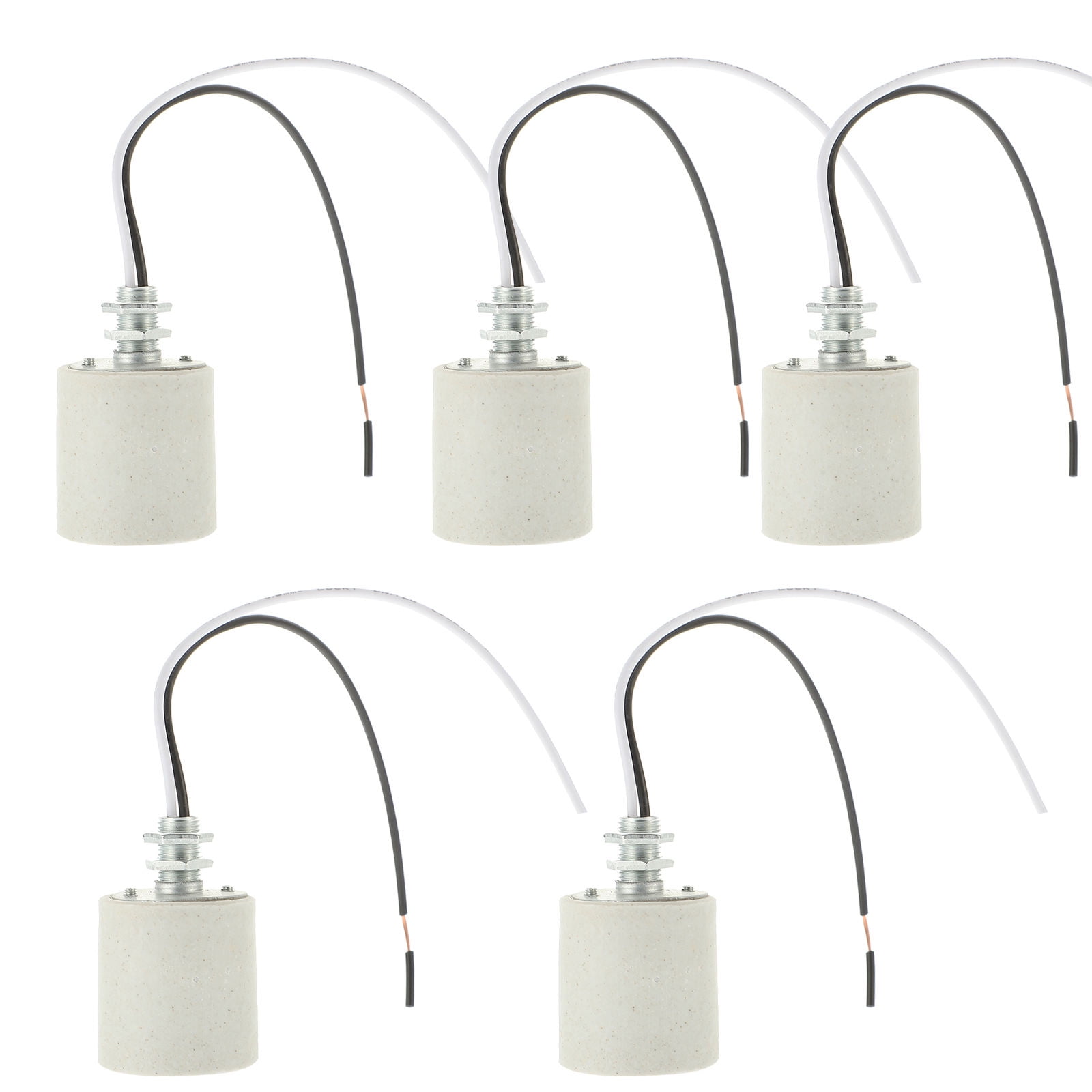 PAMINGONO 5Pcs Light Socket Replacement for Home Office Hotel ...