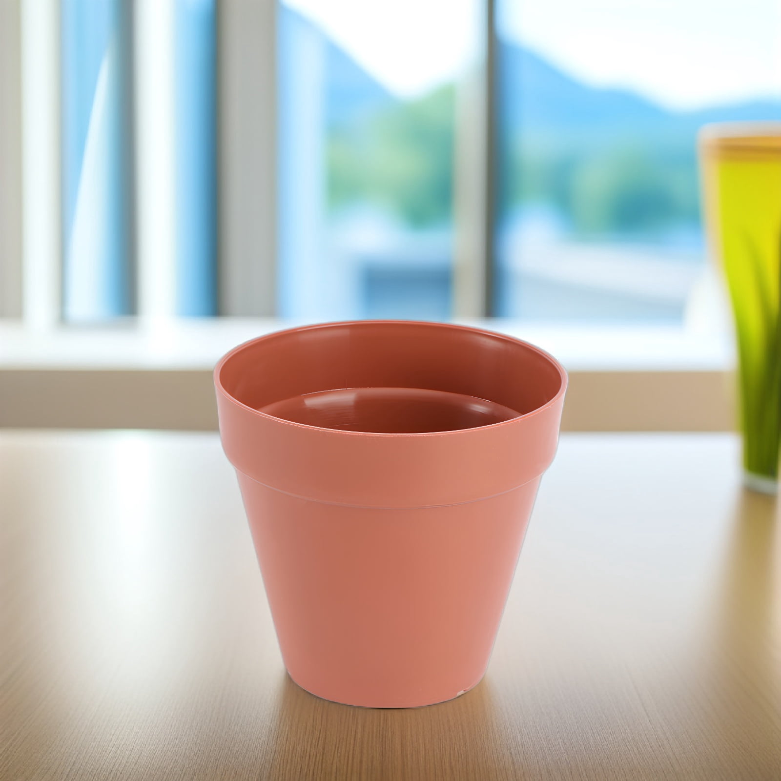 PAMINGONO 5Pcs Simple Flower Pots for Balcony Decor Plastic 10.5x3.9in ...