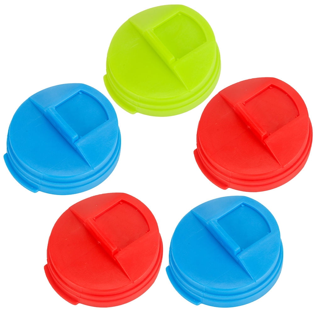PAMINGONO 5pcs Reusable Spill Beverage Can Lids Food Grade Plastic Tops ...
