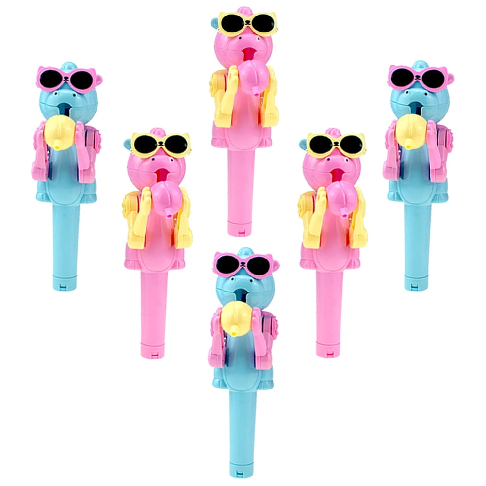 PAMINGONO 6Pcs Cartoon Lollipop Holders Lollipop Robot Holder For Kids ...