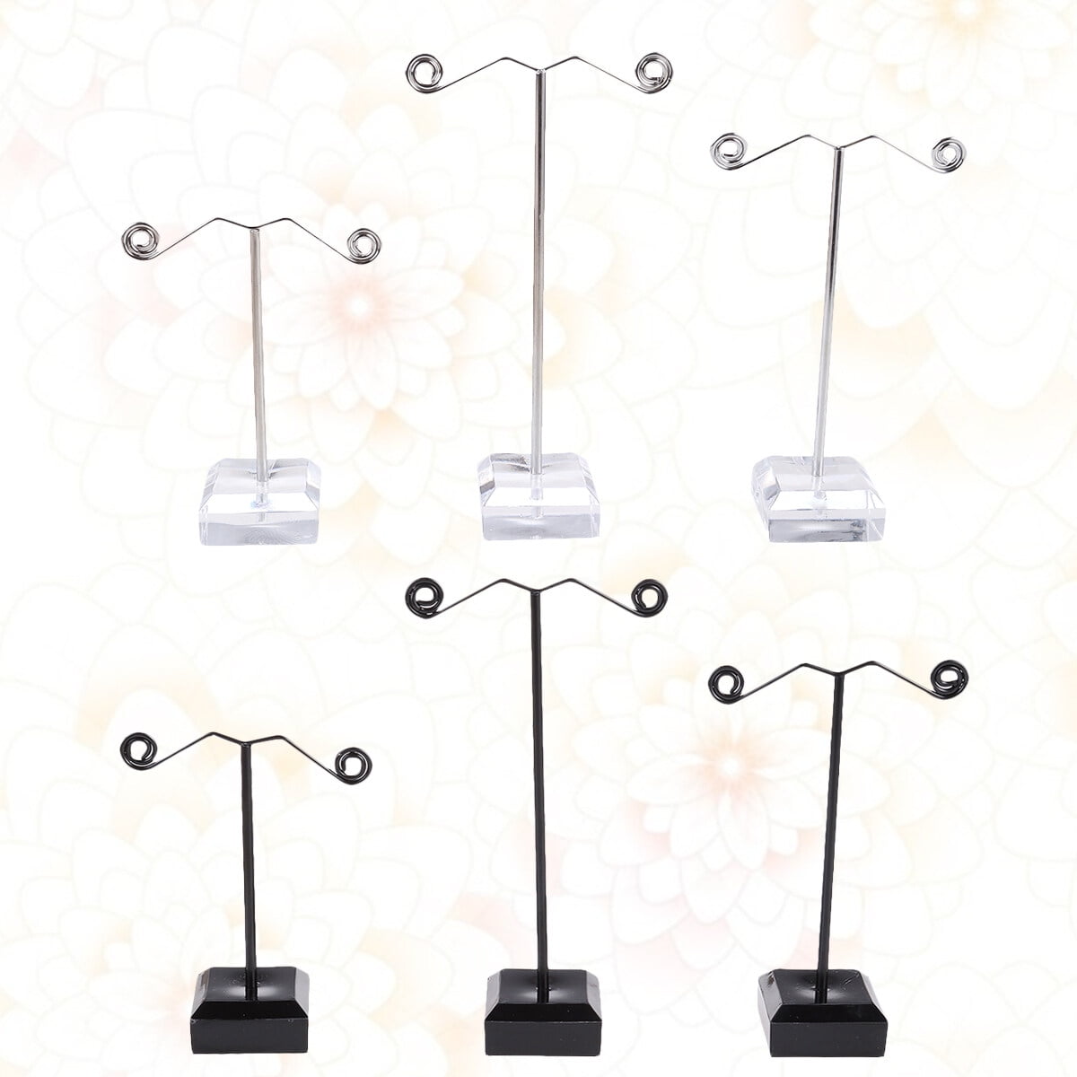 PAMINGONO Earring Display Holder Earring Display Stands 6 Pcs Acrylic ...