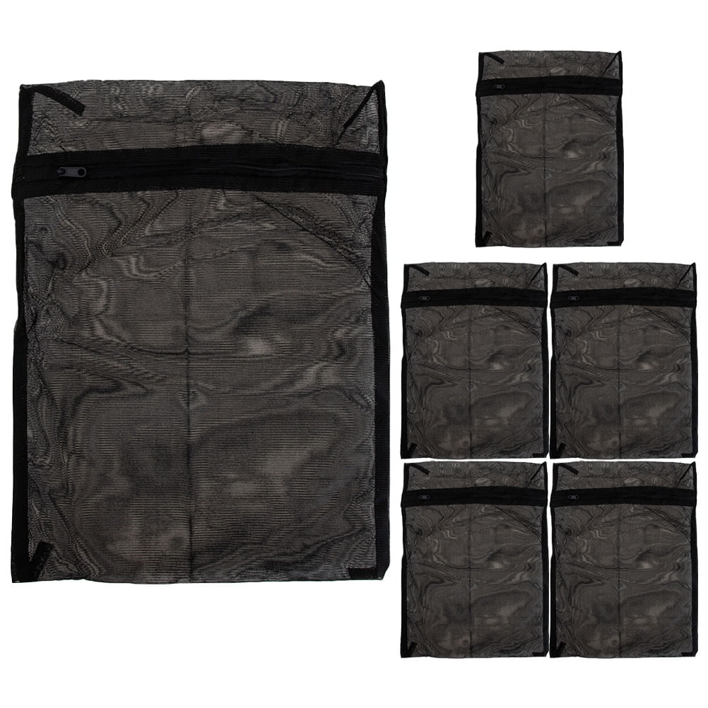 PAMINGONO 6Pcs Lingerie Bags for Washing Bras and Underwear in Black ...