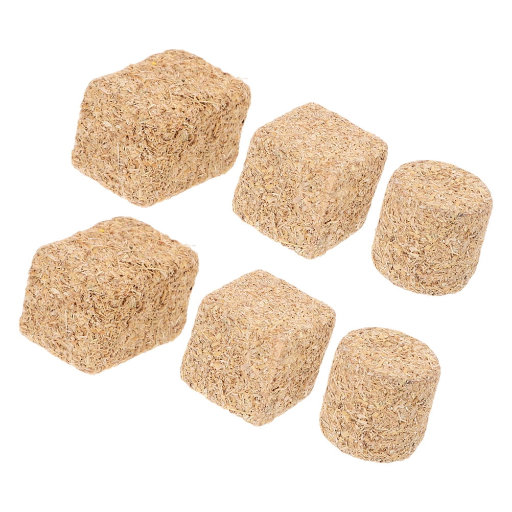 PAMINGONO 6Pcs Miniature Hay Bales Figurine Square Design for DIY ...