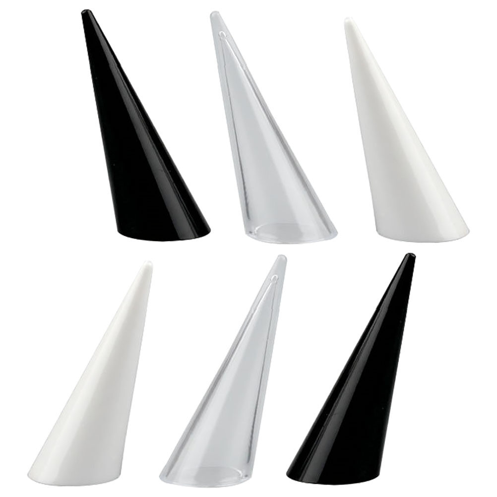 PAMINGONO 6Pcs Ring Display Showcase for Jewelry Selling and ...