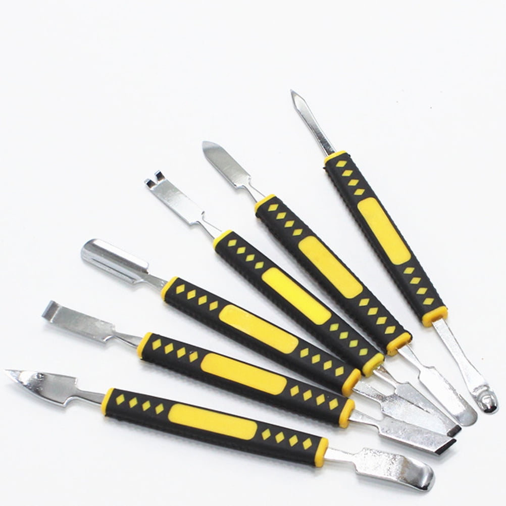 PAMINGONO 6Pcs Steel Pry Tool for Mobile Phone and Tablet PC ...