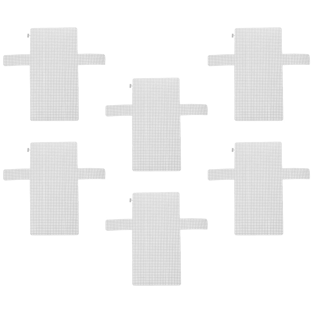 PAMINGONO 6Pcs Weaving Accessory White Plastic Sheets For Ladies Bags ...