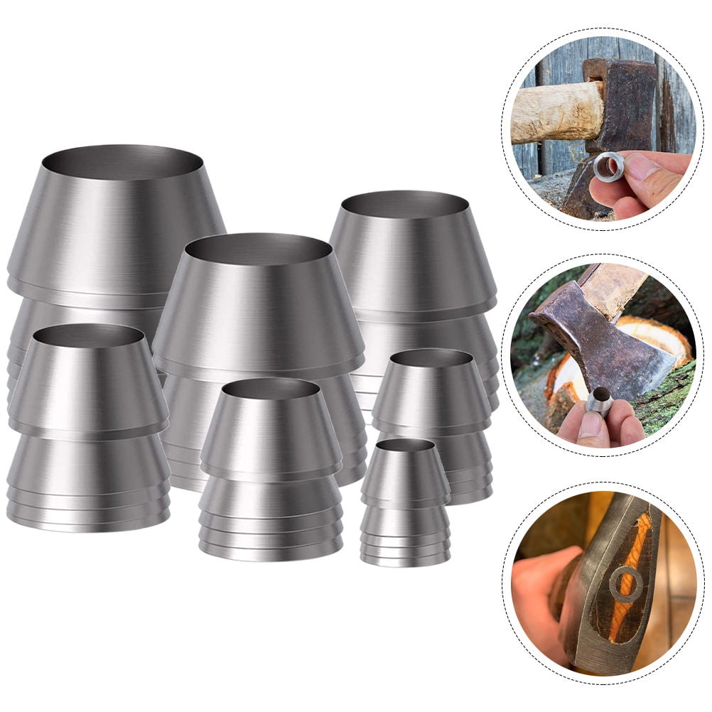 PAMINGONO 7Pcs Metal Wedges for Hammer Handle Splitting Support and ...