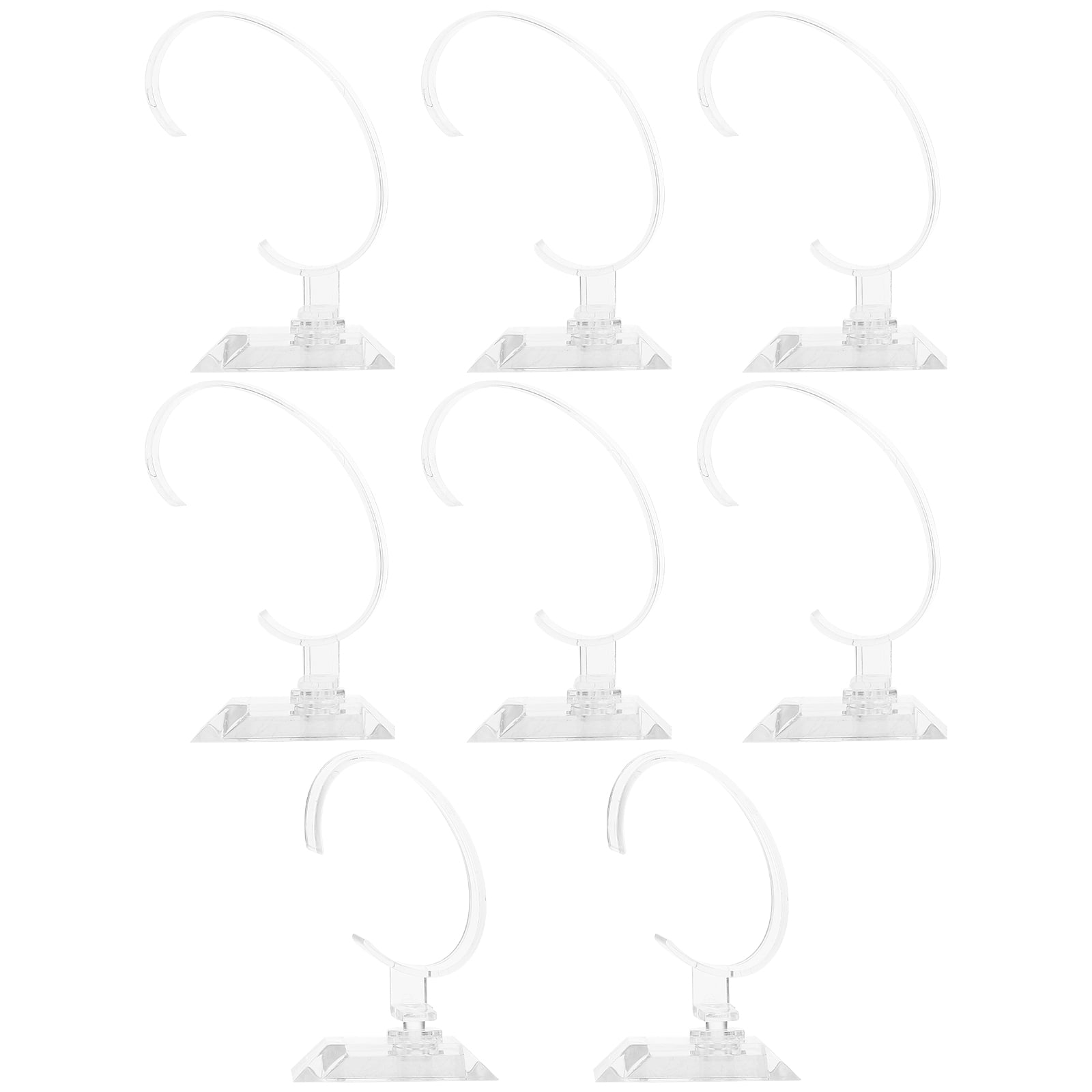 PAMINGONO 8Pcs Plastic Watch Holder C-Shaped for Jewelry Storage and ...