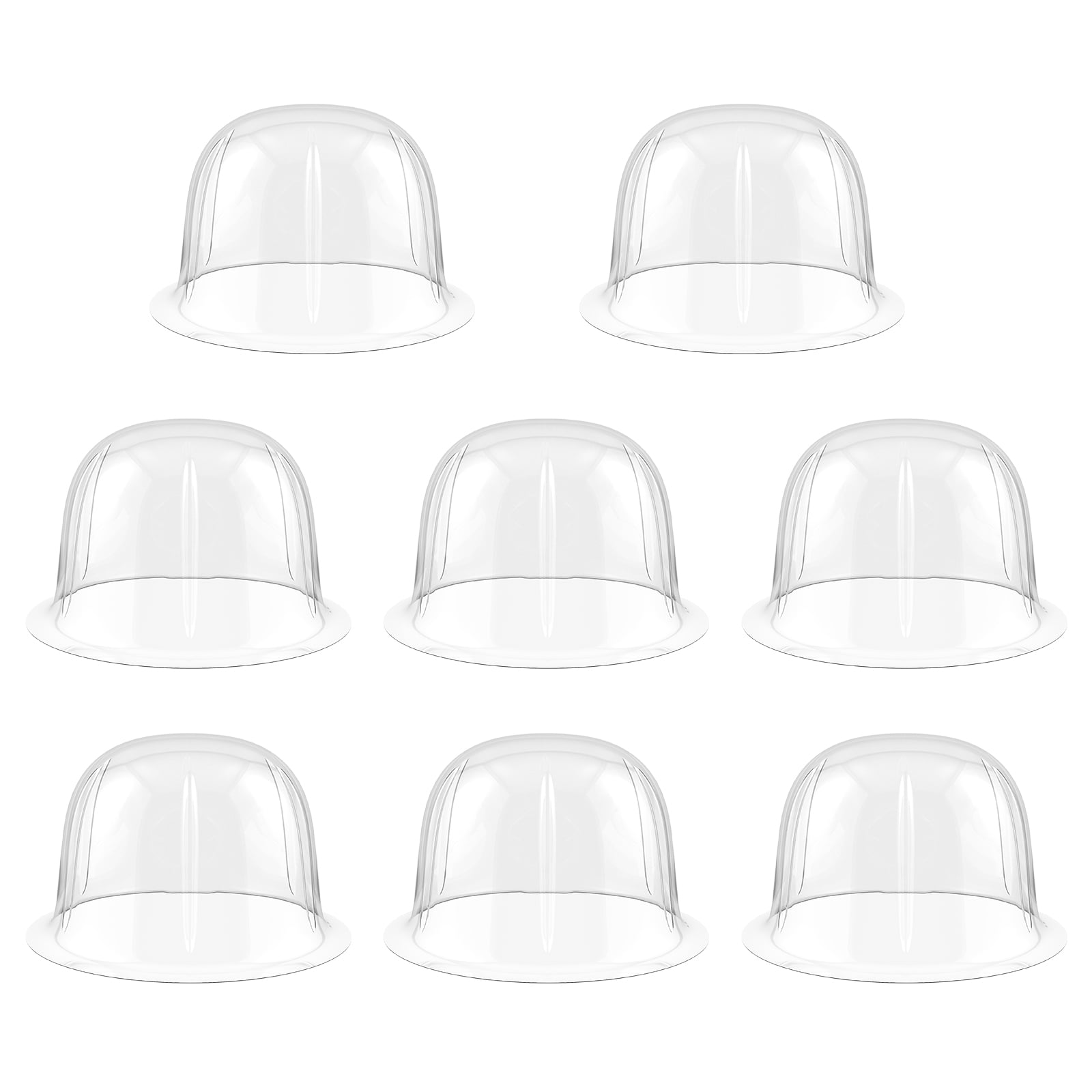 PAMINGONO 8Pcs White PVC Hat Display Stands for Hat Shops and Storage ...