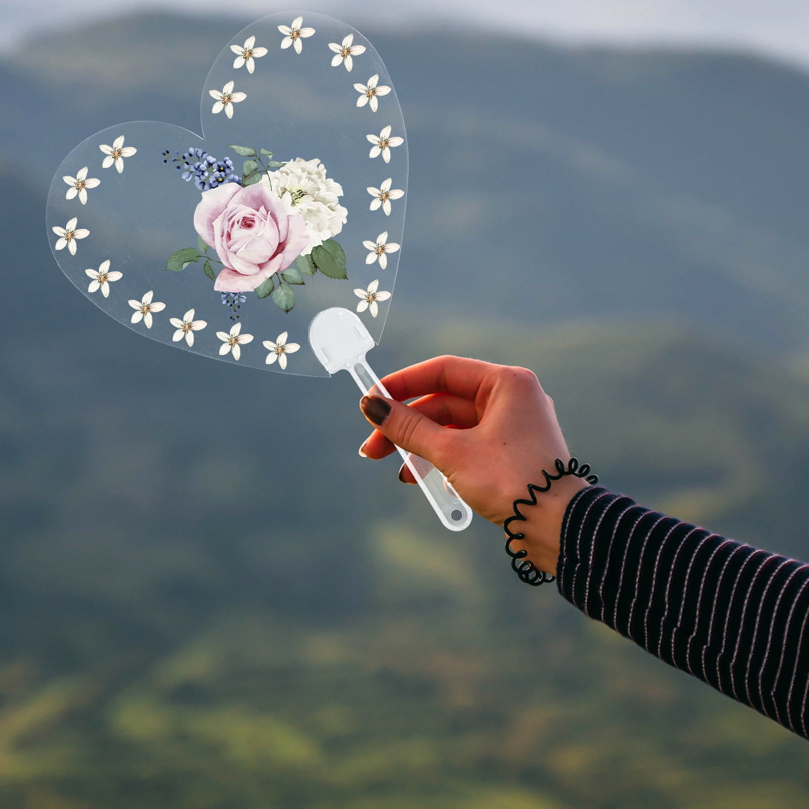 PAMINGONO 8Set Children Painting Fans for Summer Activities Round ...