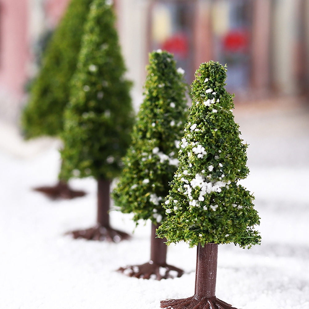 PAMINGONO 9Pcs Miniature Model Tree Scenery Diy Trees For Craft ...