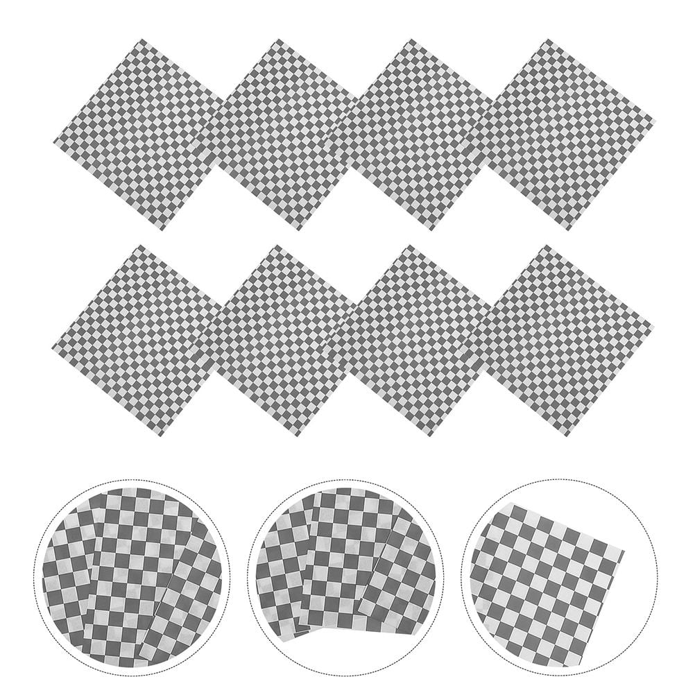 PAMINGONO Baking Wrapping Paper 50 Sheets Checkerboard Pattern for ...