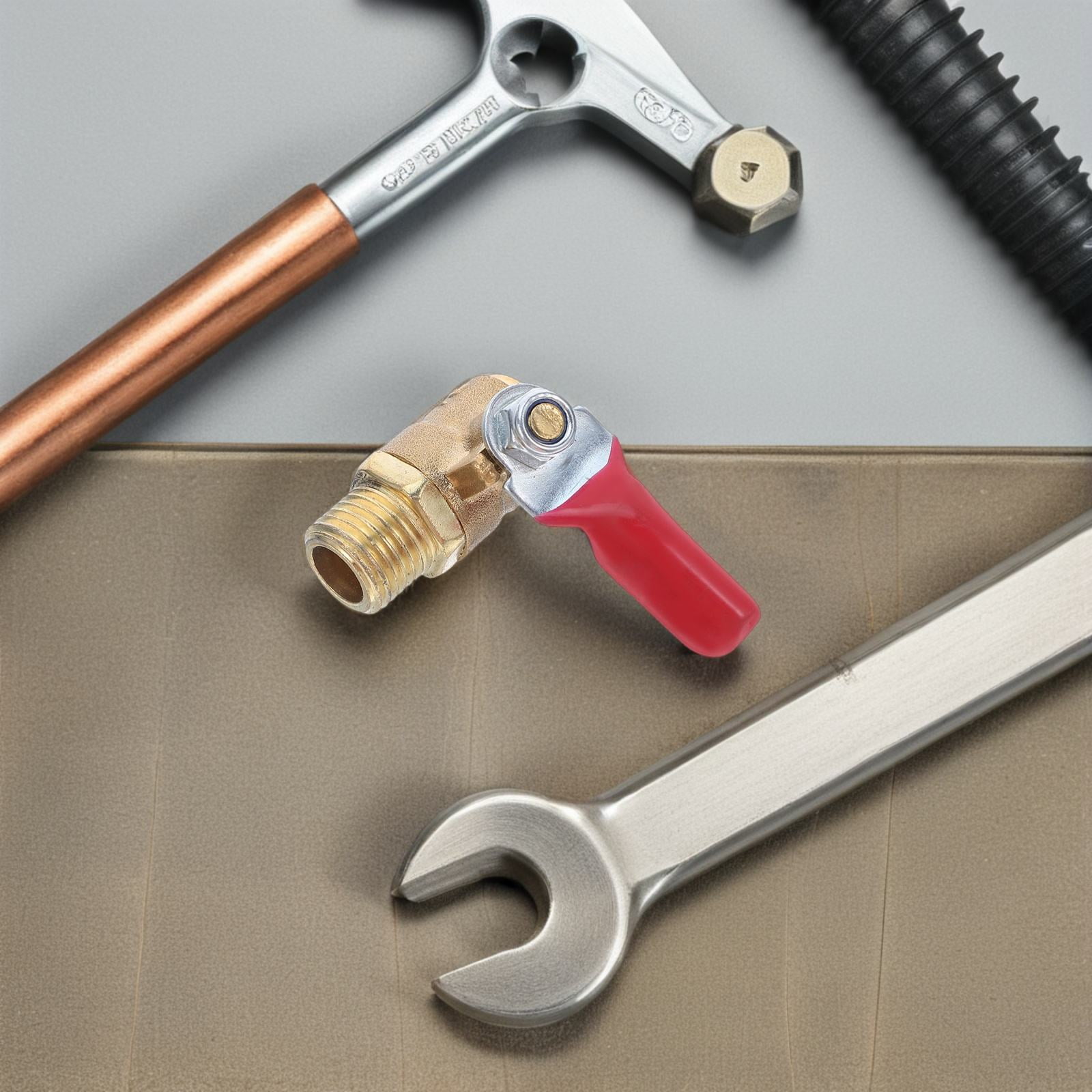 PAMINGONO Brass Drain Valve for Air Compressors Quiet Operation Durable ...