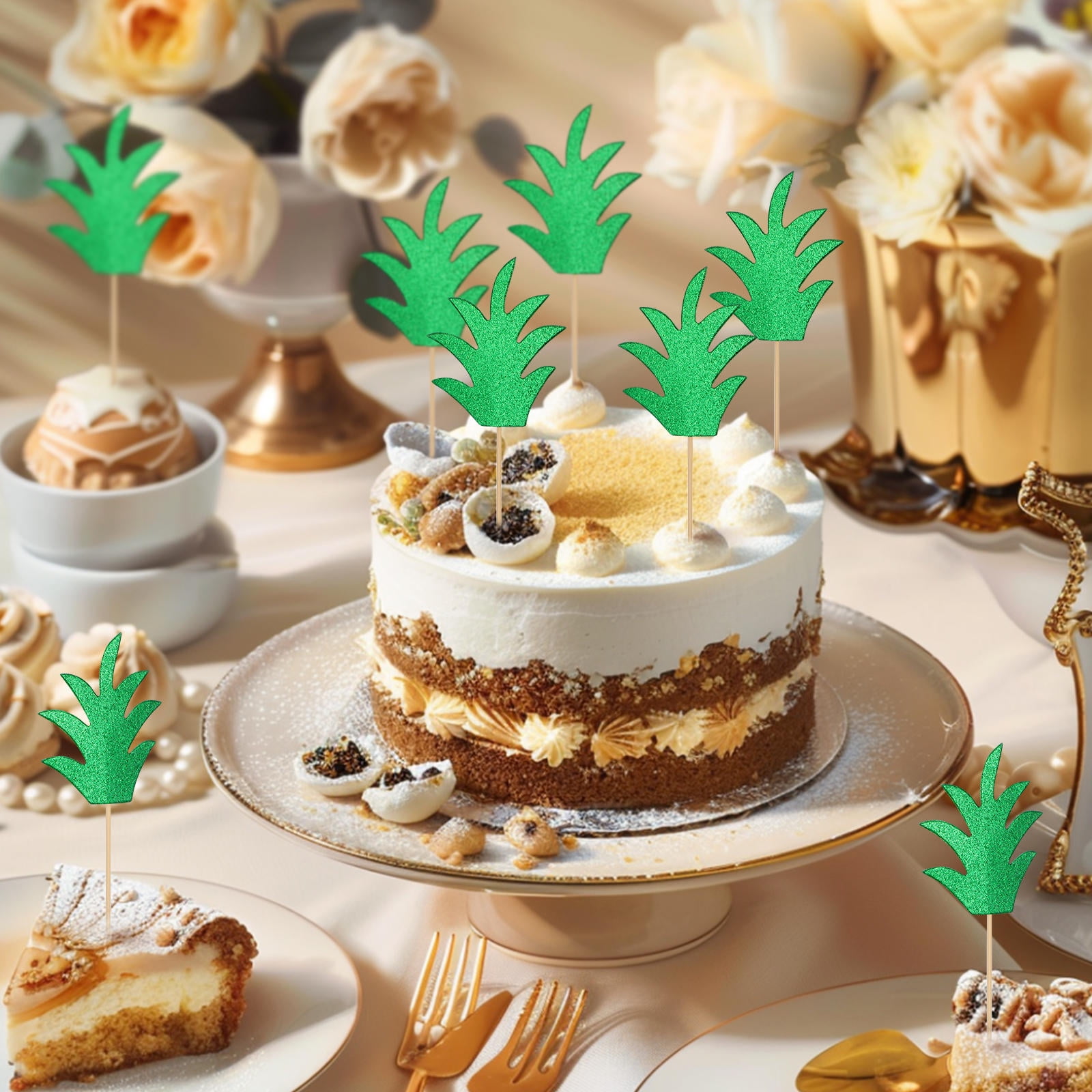 PAMINGONO Cake Toppers Paper Party Decor for Birthday Cake Decoration ...