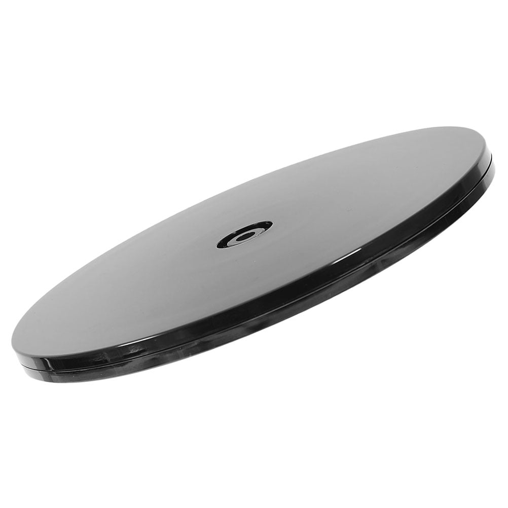 PAMINGONO Rotating Cake Stand 360-Degree Turntable Black ABS for Cakes ...