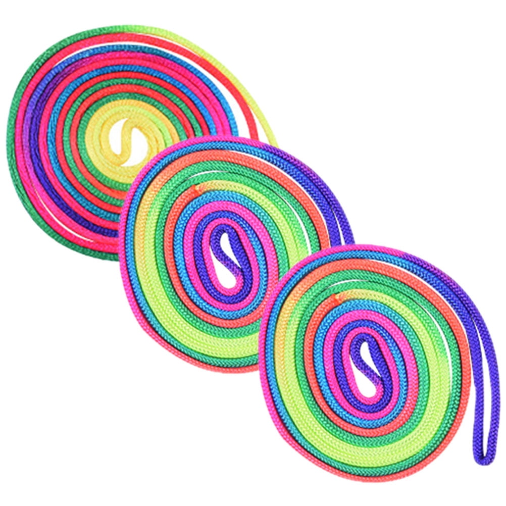 PAMINGONO Finger String Toy Rainbow Colored Rope 3Pcs Various Shapes ...