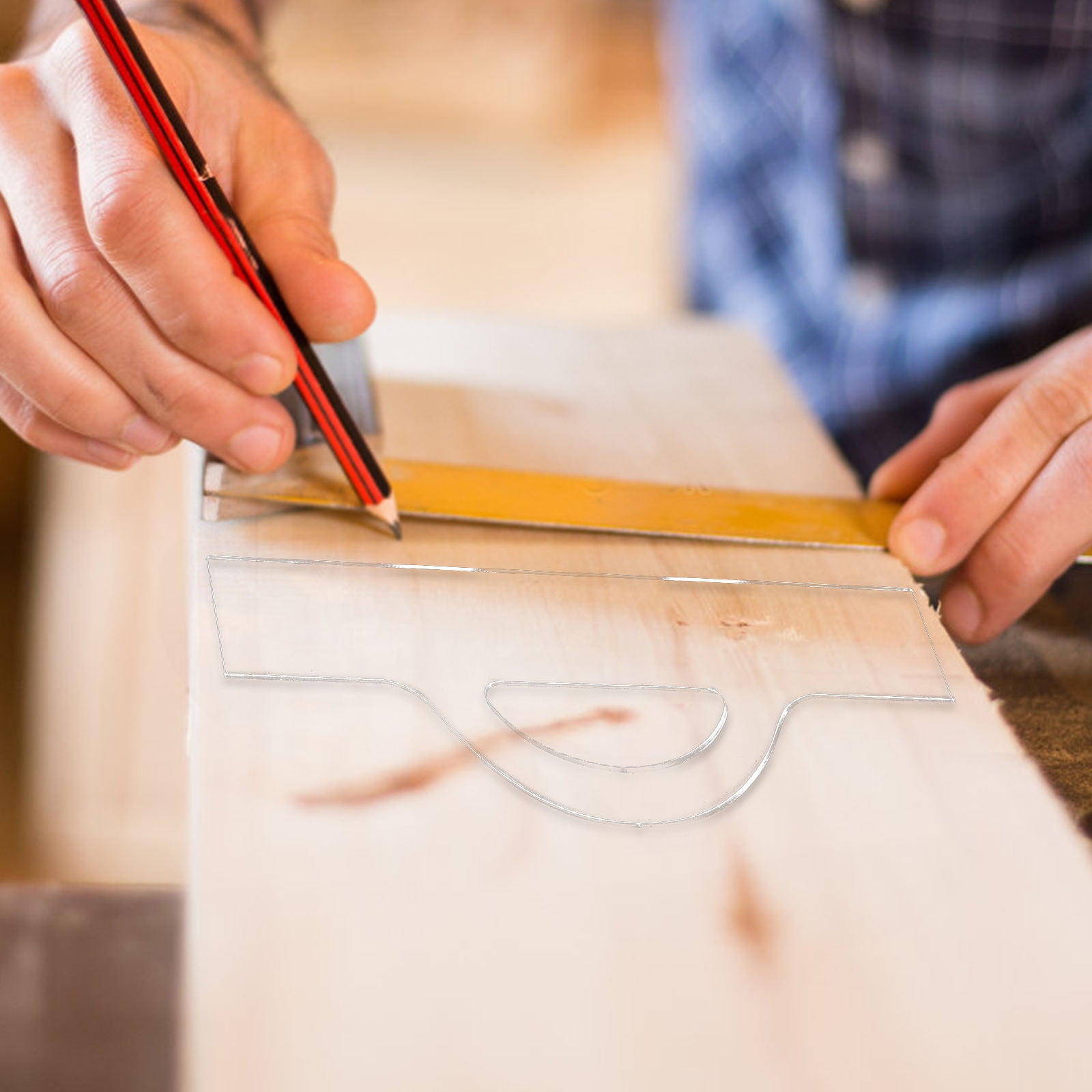 PAMINGONO Charcuterie Board Handles Template 1Pack Acrylic For Cooking ...