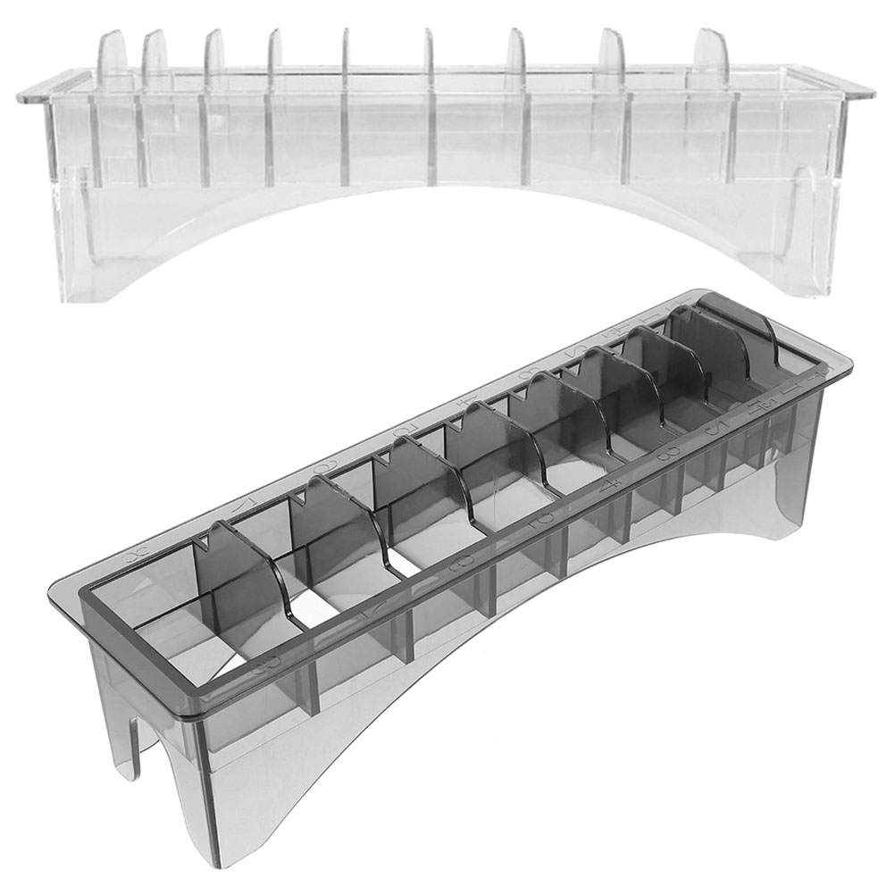 PAMINGONO Clear Guide Comb Storage Box 2Pcs Easy to Clean for Hair ...