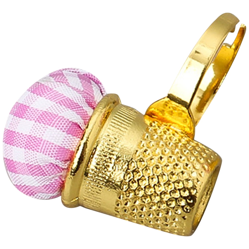PAMINGONO Convenient Sewing Tool 1Pack Golden Metal Compact Pin Cushion ...