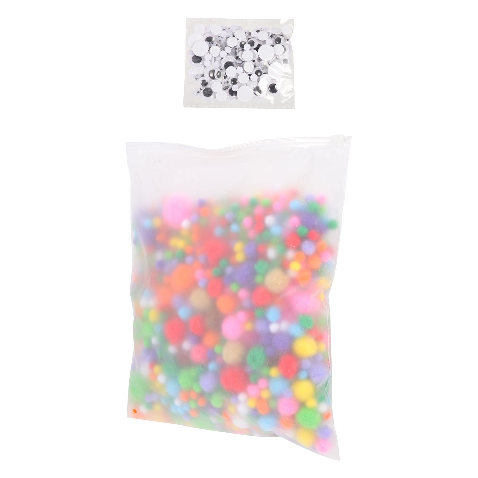 PAMINGONO 1 Set Craft Puff Balls Assorted Color Polypropylene Fiber ...
