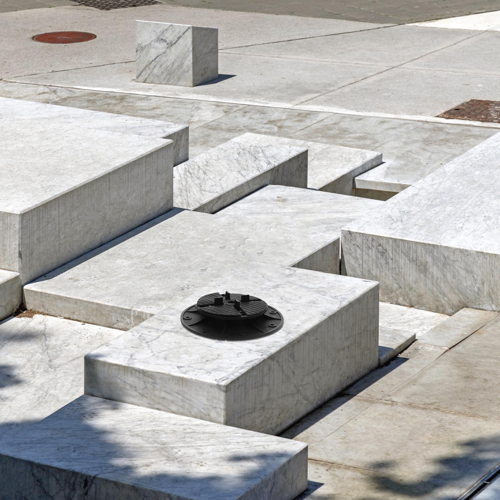 PAMINGONO Easy Install Adjustable Deck Support Pedestal for Deck Floor ...