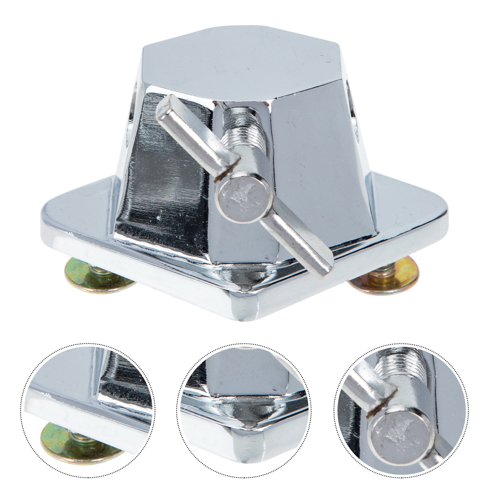 PAMINGONO Drum Hardware Legs 1Pack Square Alloy Tom Leg Bracket for ...