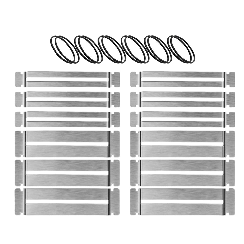 PAMINGONO 6Sets Stainless Steel Guitar Fret Guards Fingerboard ...