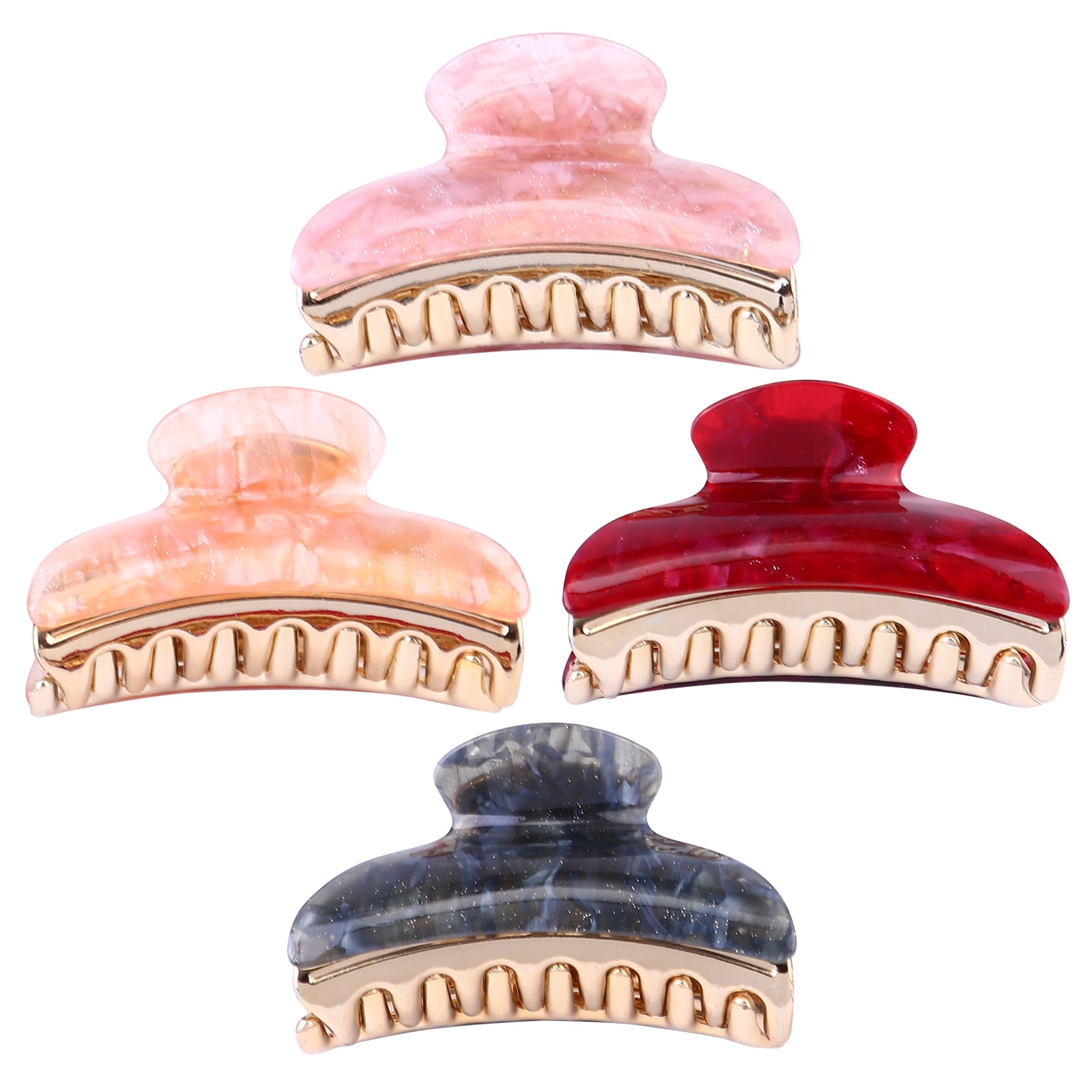PAMINGONO Elegant Hair Claws for Women Fix Hair 9x3.5in Acrylic Claw ...