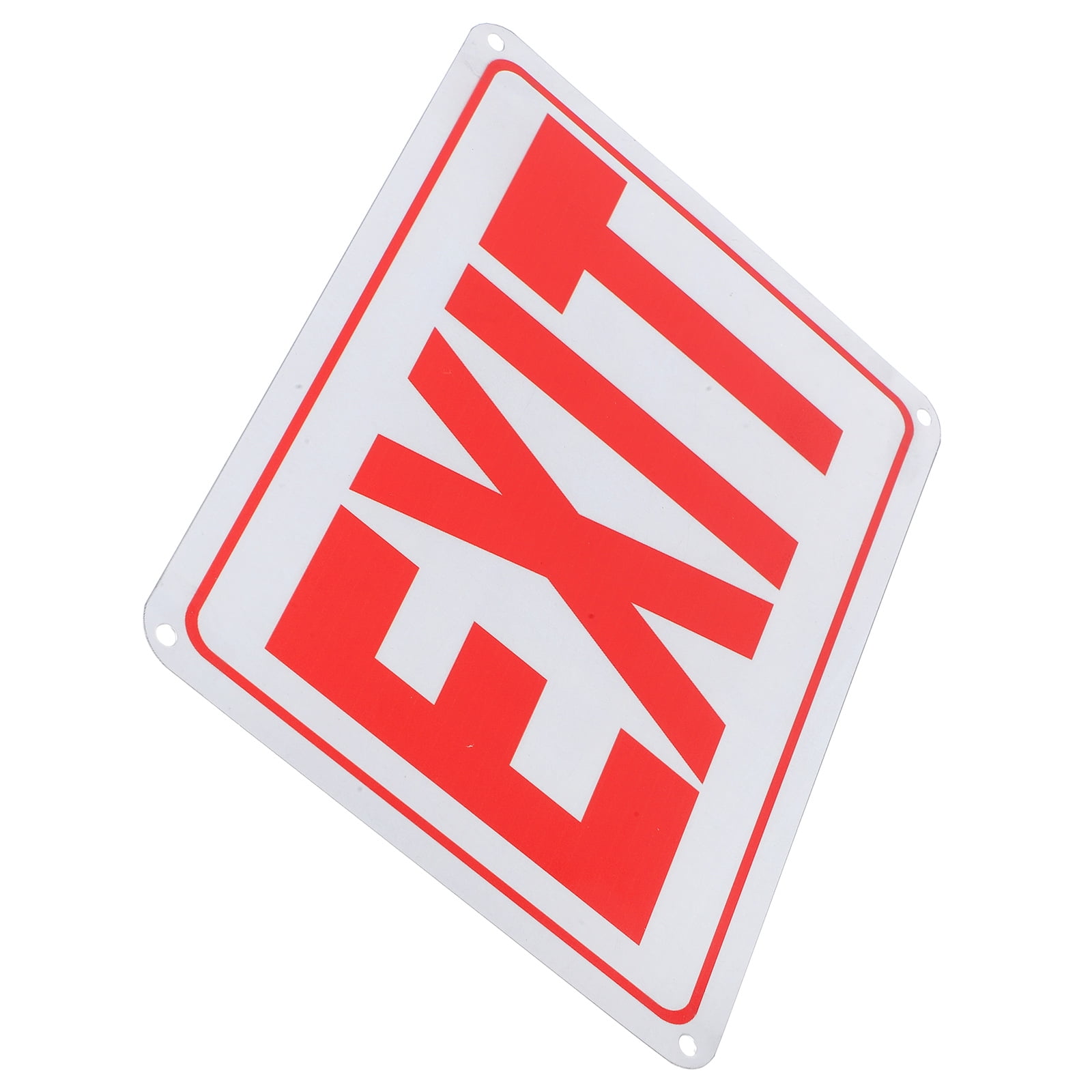 PAMINGONO Aluminum Exit Sign Wall Mounted Pre Drilled Weather Resistant ...