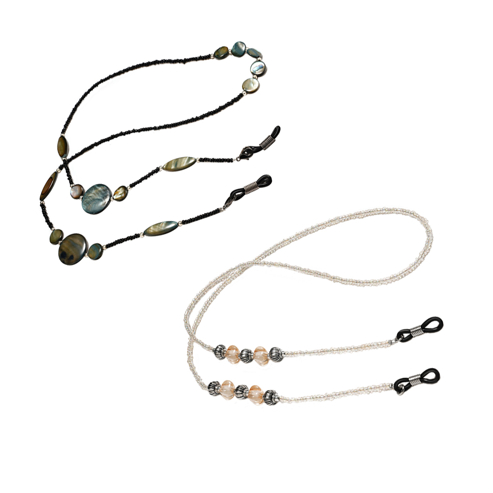 PAMINGONO Comfortable Hanging Eyeglass Chains Men Women Sports 2pcs ...