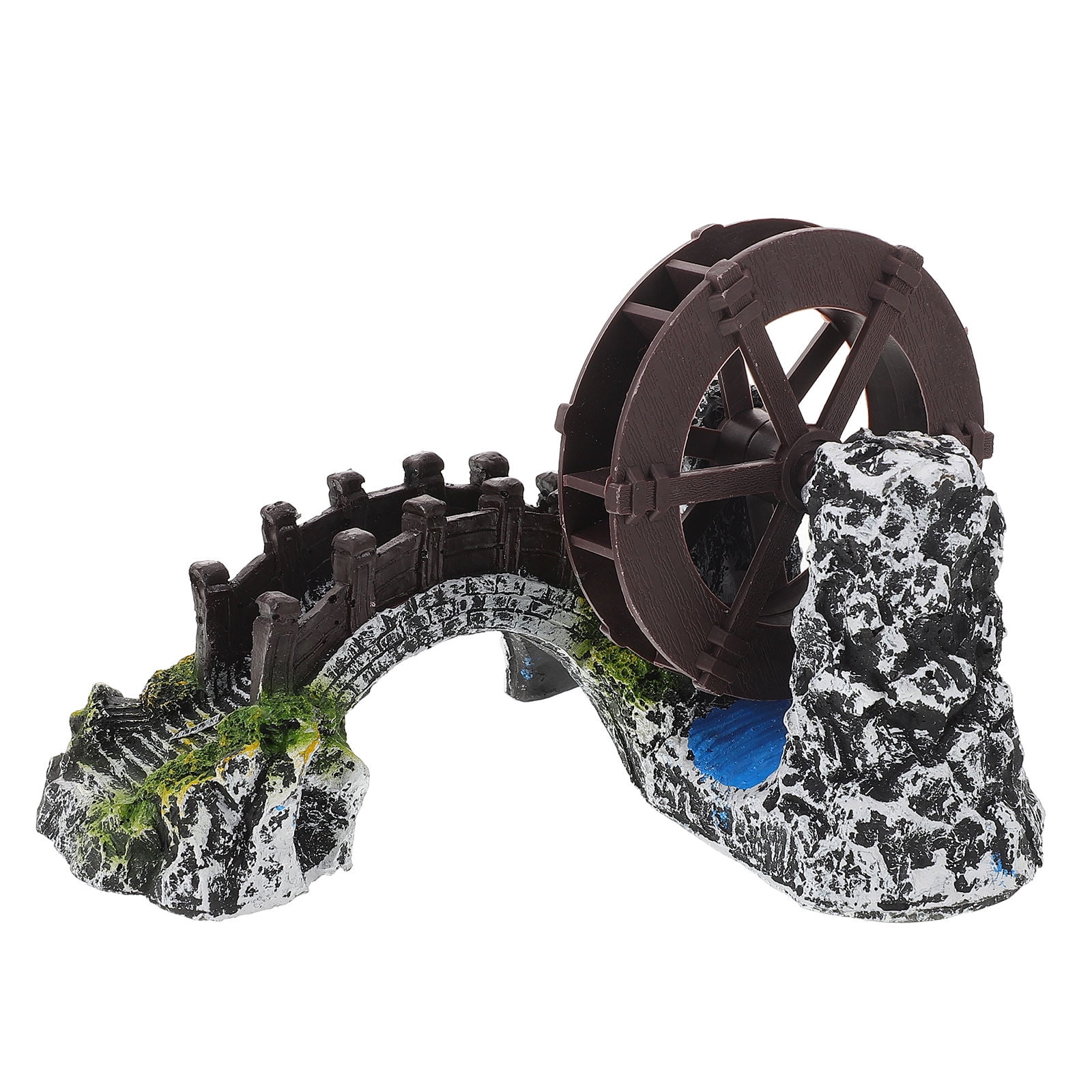 PAMINGONO Fish Tank Supplies Landscape Design Water Wheel 1Set ...