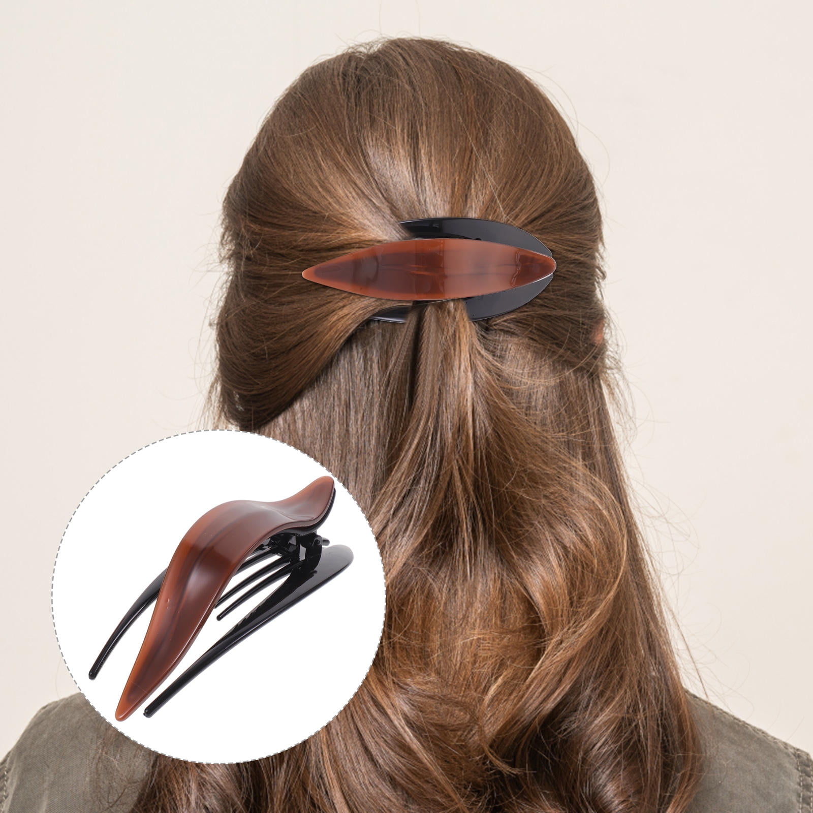 PAMINGONO French Hair Clips 1Pack Curved Design for Thick Hair Women ...