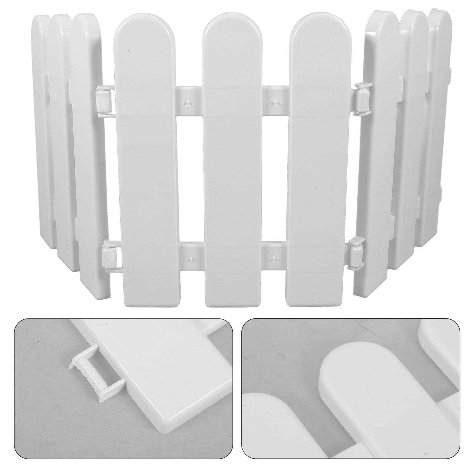 PAMINGONO Gardeners 10Pcs Delicate Design Plastic Garden Fence for ...