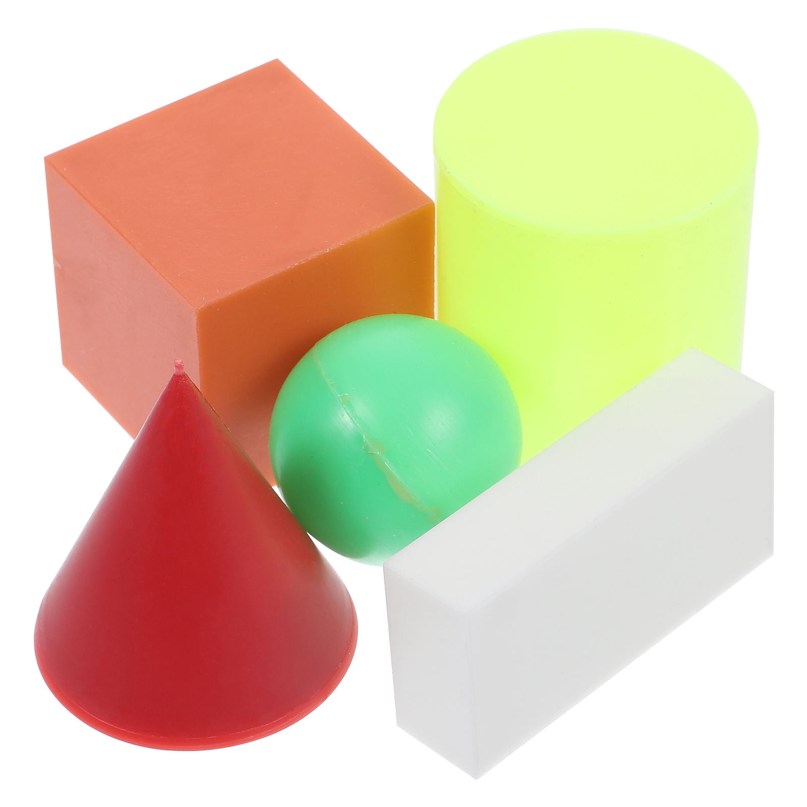 PAMINGONO Geometric Shapes Blocks Set 1 Set Assorted Color Educational ...