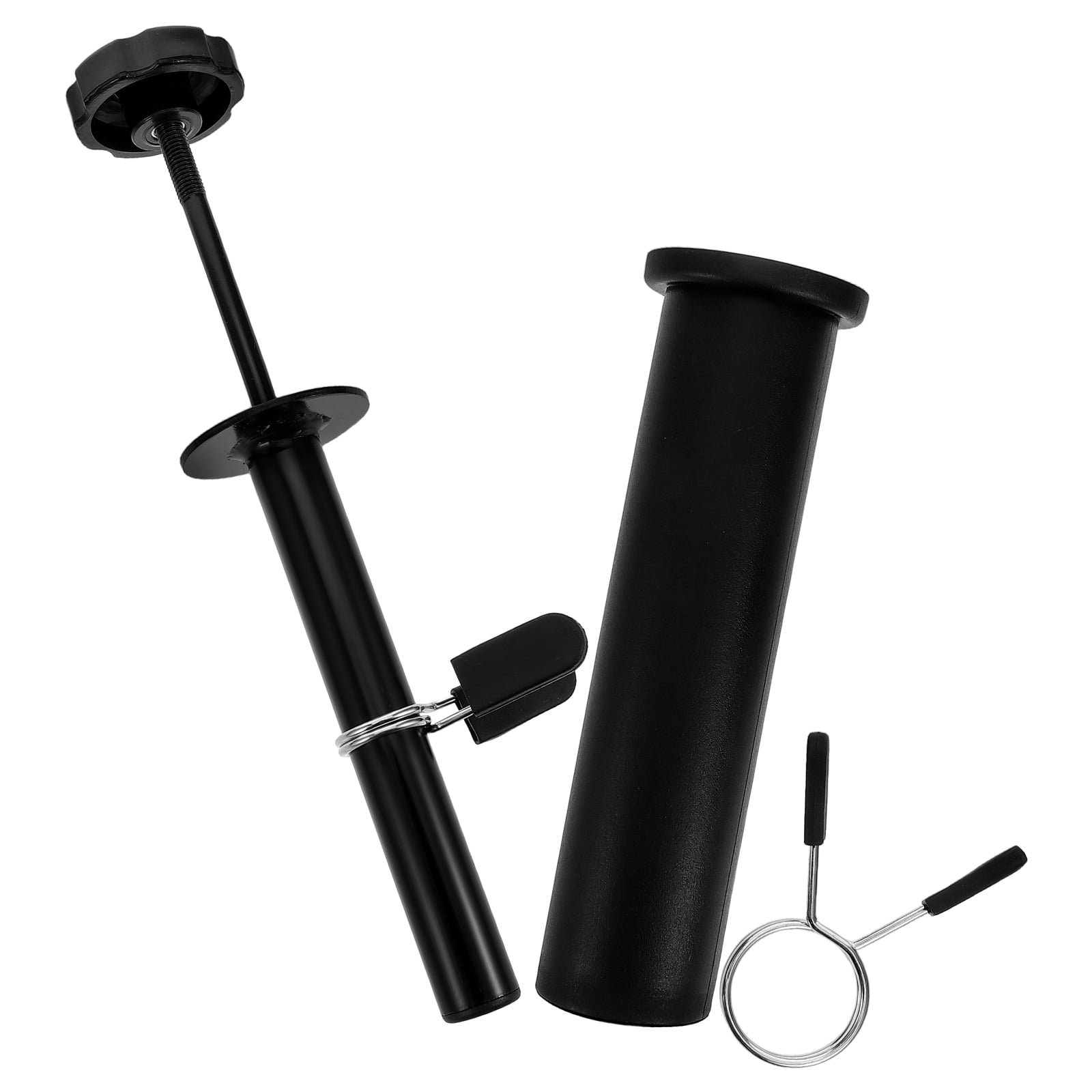 PAMINGONO Barbell Adapter Sleeve Gym Weight Loading Pin Carbon Steel ...