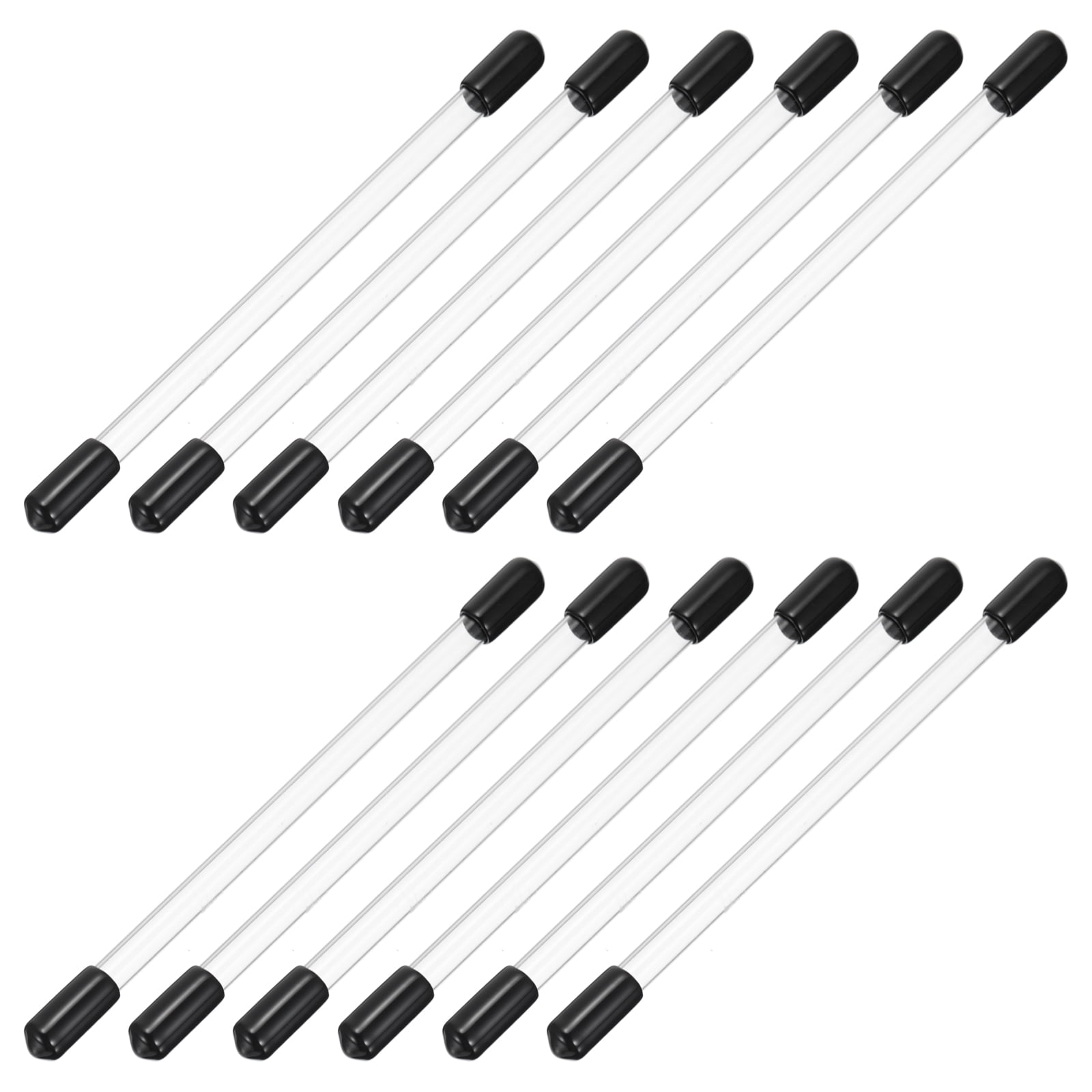 PAMINGONO Incense Stick Burn Holder 12Set Transparent Incense Tube for ...